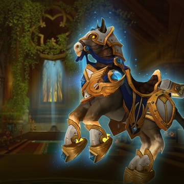 Paladin Class Mount Boost - buy WoW Highlord's Golden Charger at ...