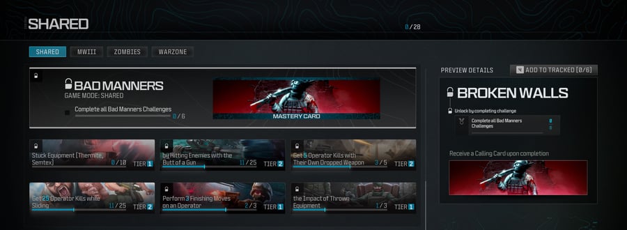 Buy CoD Shared Calling Cards Boosting, Call of Duty Shared Calling ...