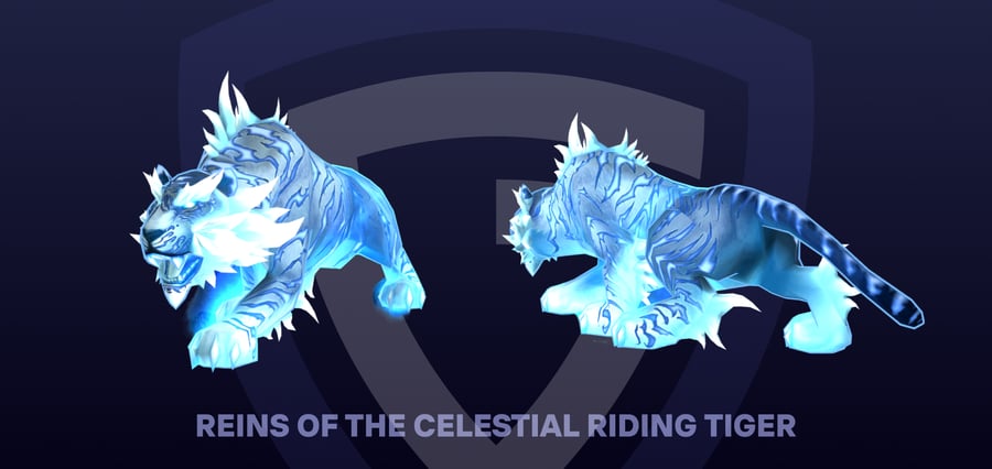 Buy MoP Celestial Riding Tiger Mount, Reins of the Celestial Riding ...