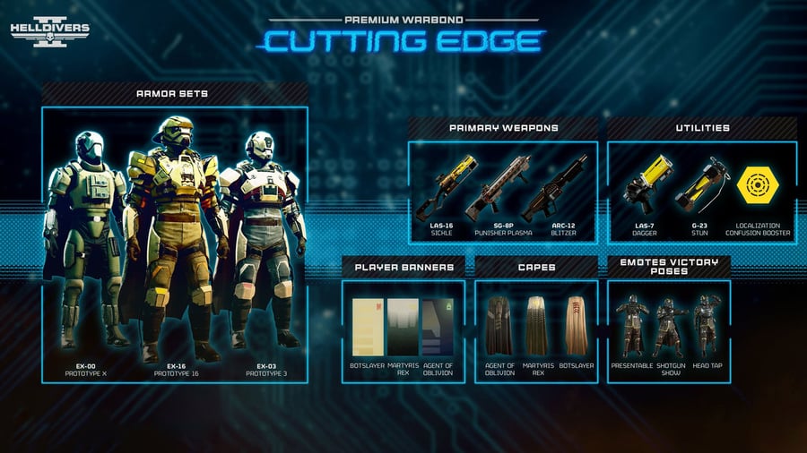 Helldivers 2 Cutting Edge Boost, Professional Helldivers 2 Warbond carries at Overgear.com