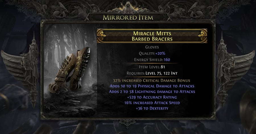 Buy Path of Exile 2 Mirrored Gloves, PoE 2 Mirrored Gloves for Sale