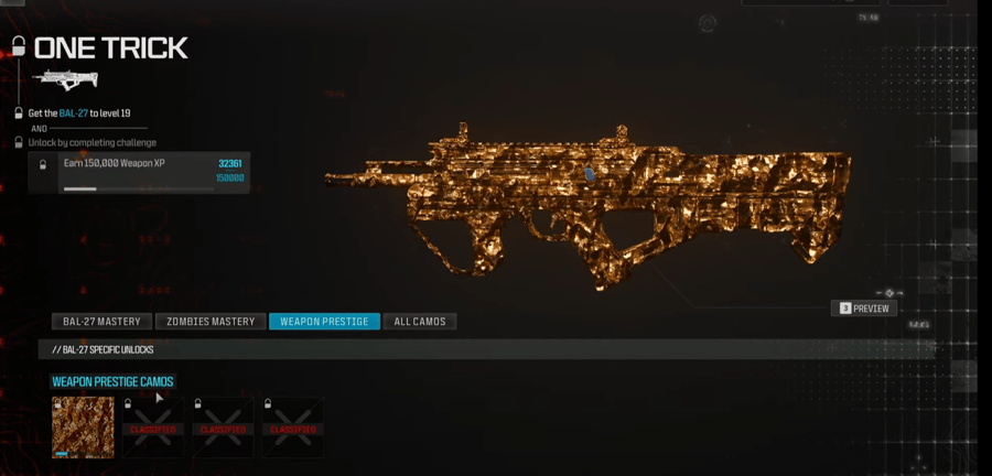 CoD Weapon Prestige Boosting, Pro Call of Duty Weapon Prestige Сamo ...