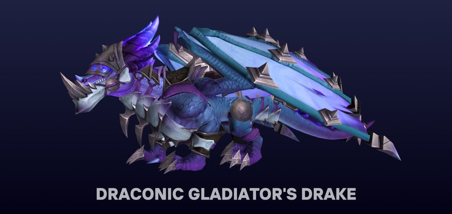 Buy WoW Gladiator Mount, Draconic Gladiator's Drake Mount Boost from ...