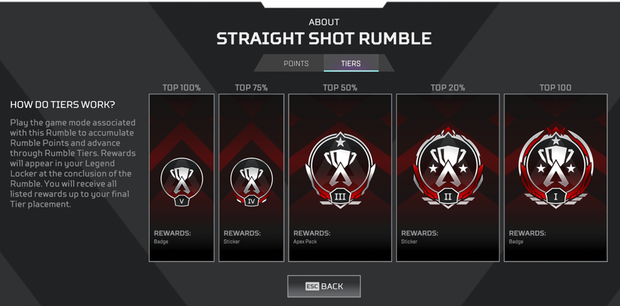 Buy Apex Straight Shot Rumble Boosting, Pro Apex Legends Straight Shot ...