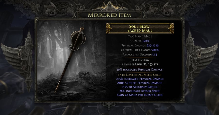 Buy Path of Exile 2 Mirrored 2H Mace, PoE 2 Mirrored Two-Handed Mace ...