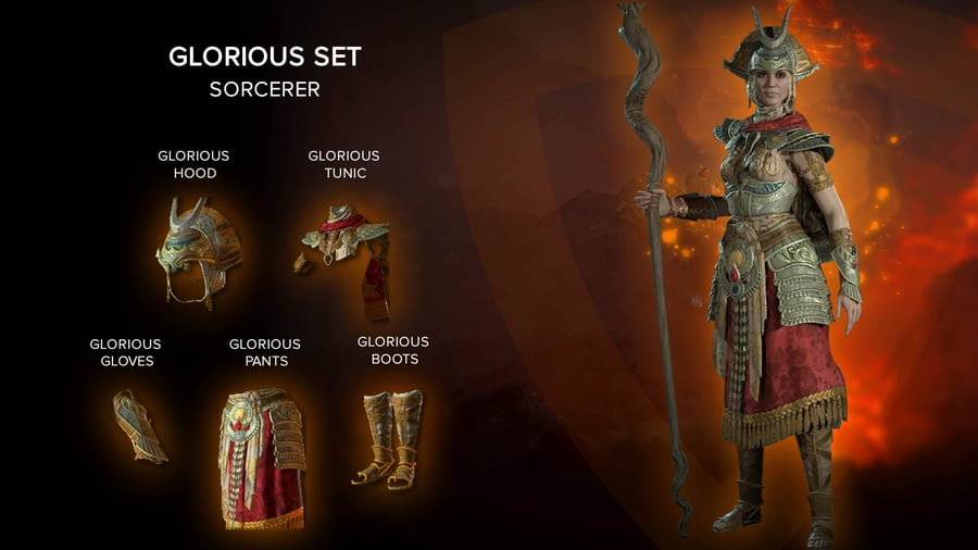 Buy Diablo 4 Glorious Set Armor, Cheap D4 Transmog for Sale at Overgear.com