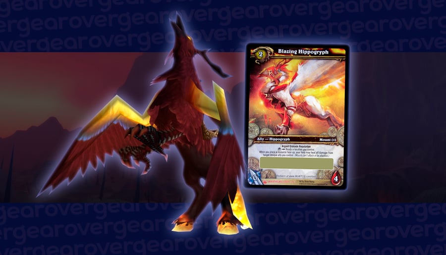 Buy WoW Blazing Hippogryph TCG Mount - Pro Shadowlands loot boost service