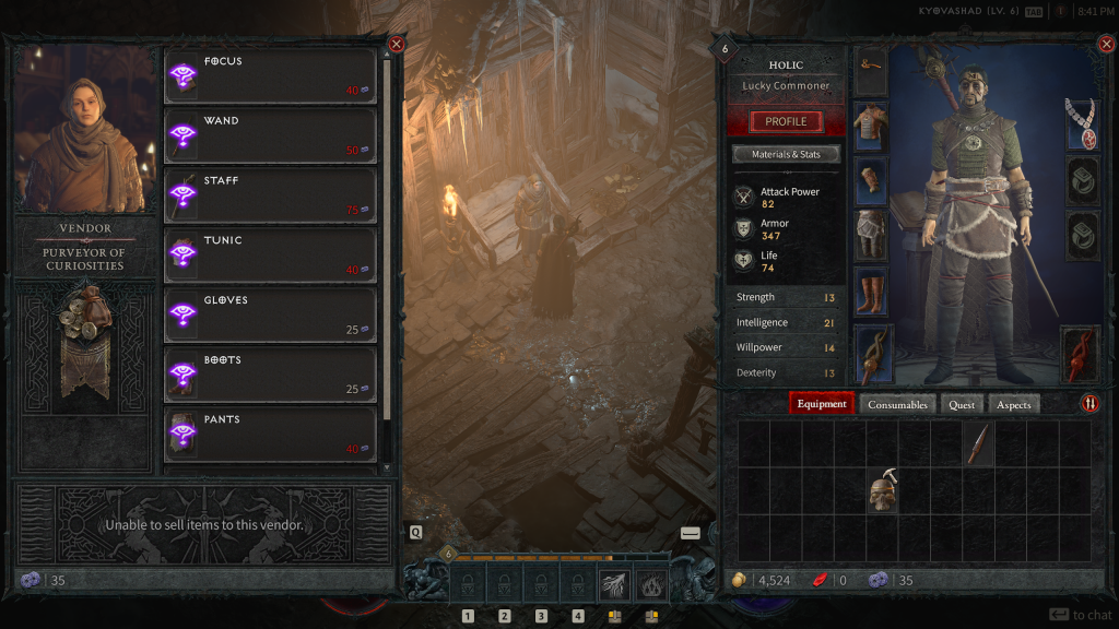 Diablo 4 PvP Guide - currency, gear, vendor, area