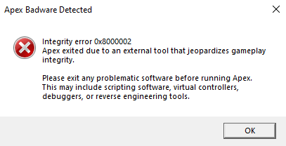 Apex Legends Players Report an Integrity Error - Overgear Guides