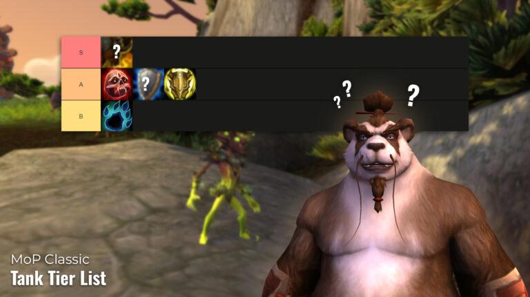 Mists of Pandaria Classic Tank Rankings, MoP Classic Tank Tier List ...