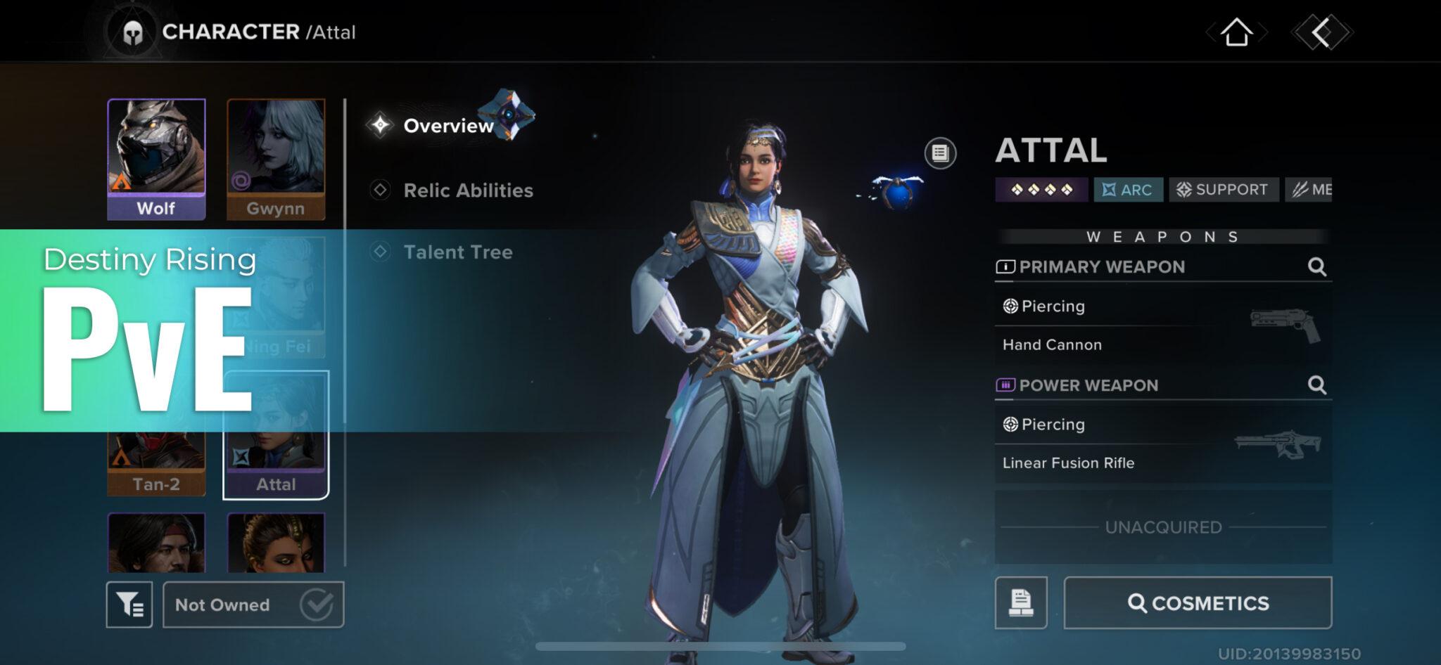 Destiny Rising Best Characters, Destiny Rising Characters Tier List for ...