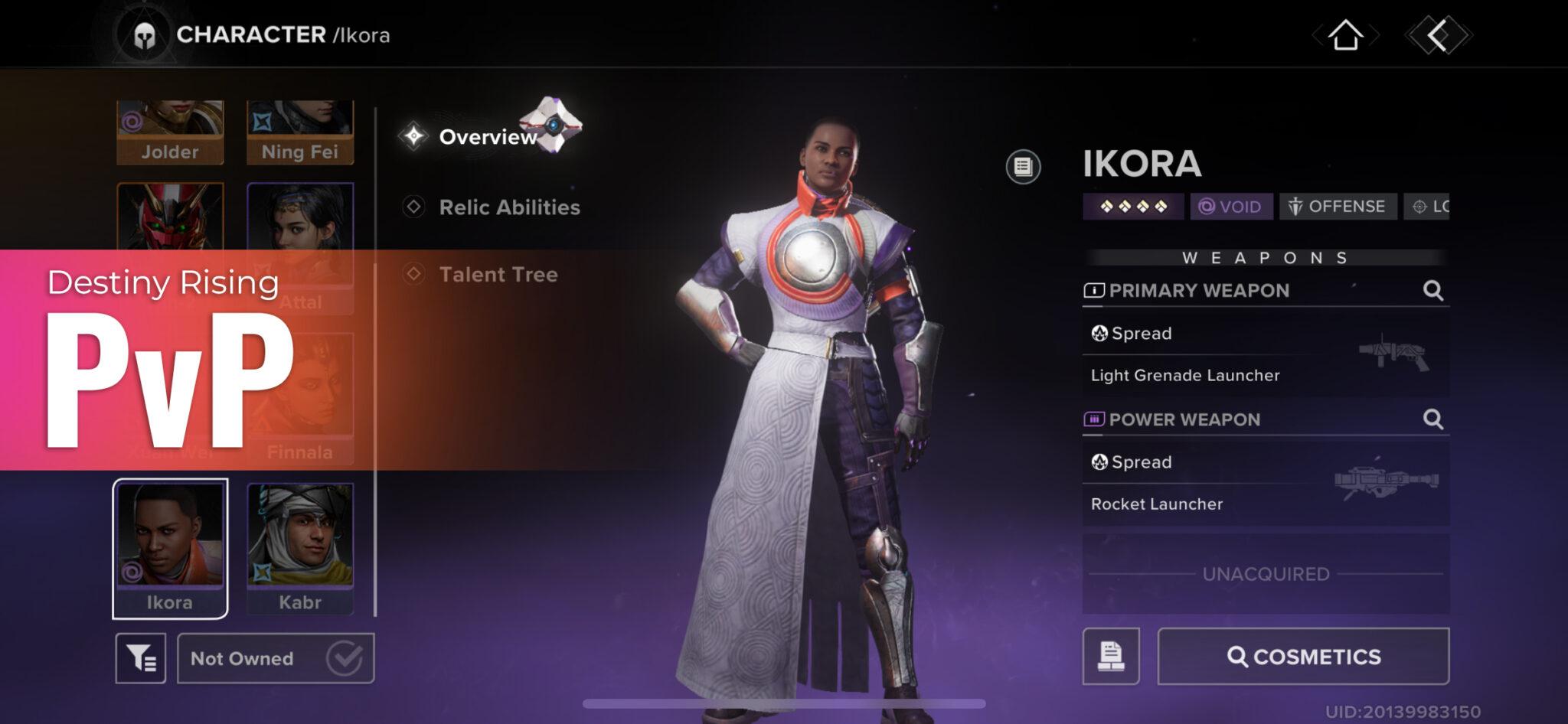 Destiny Rising Best Characters, Destiny Rising Characters Tier List for ...