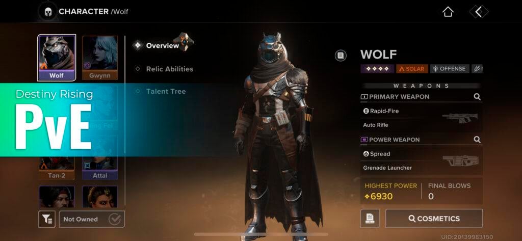 Destiny Rising Best Characters, Destiny Rising Characters Tier List for ...