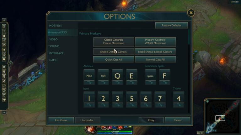 League of Legends Tests WASD Movement - Overgear Guides