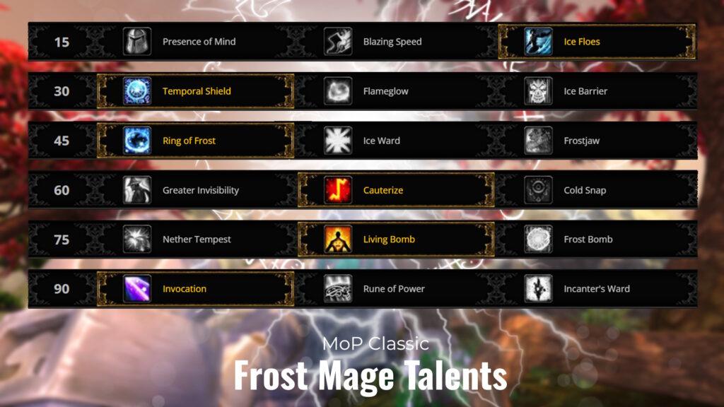 MoP Classic Frost Mage Guide, Mists of Pandaria Classic Frost Mage