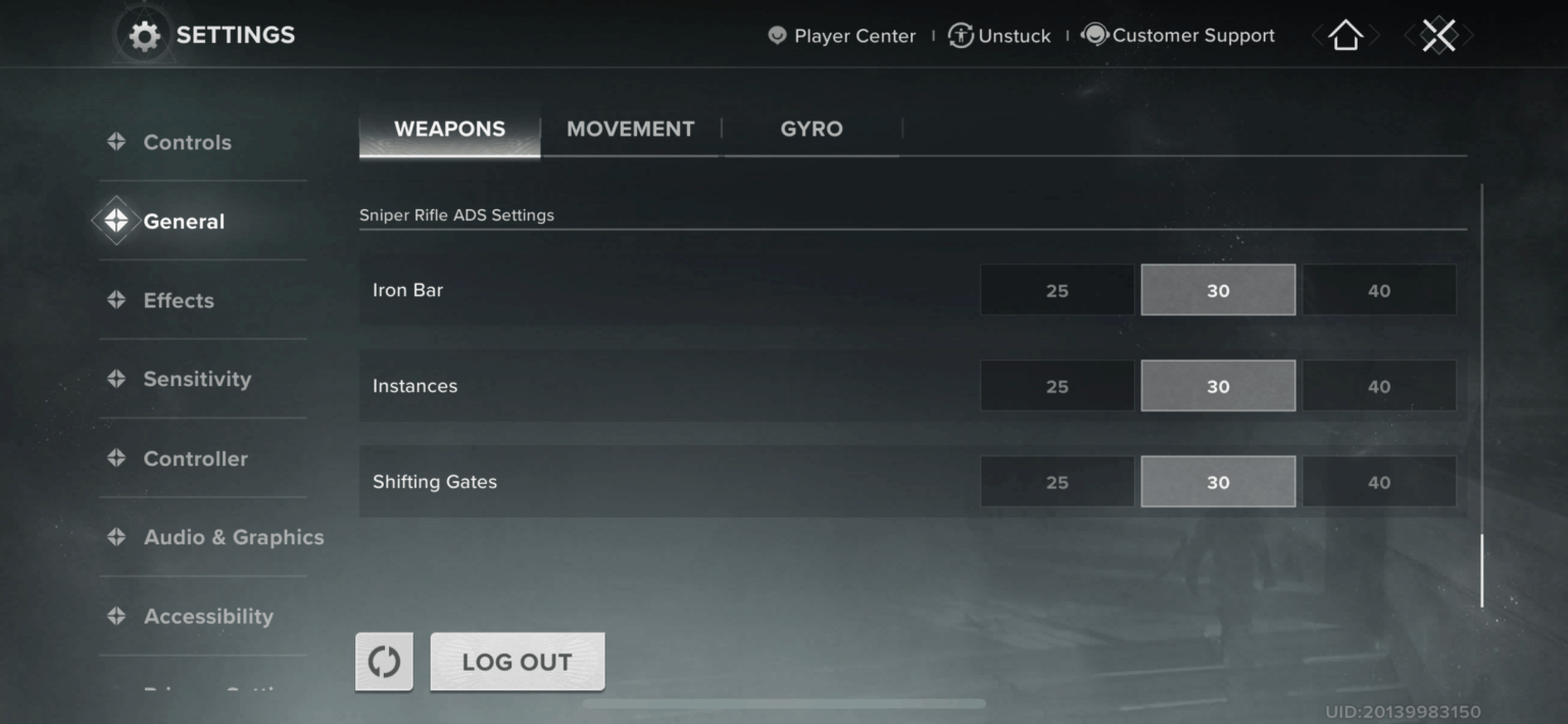 Destiny Rising Best Settings, Destiny Rising Top Settings for Mobile & PC