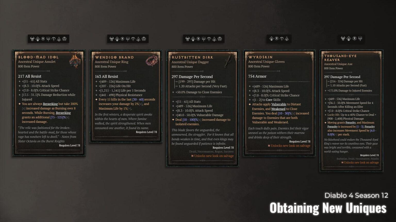 Diablo 4 How to Get New Uniques - Pro Tips