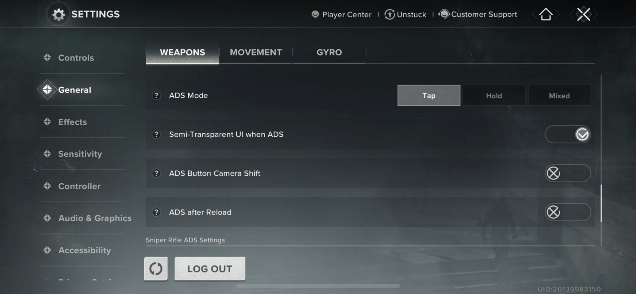 Destiny Rising Best Settings, Destiny Rising Top Settings for Mobile & PC