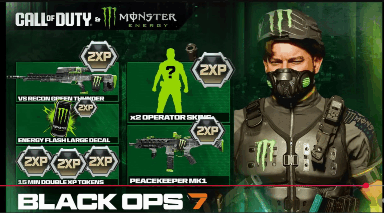 Monster Energy x Call of Duty, Black Ops 7 x Monster Energy Promotion